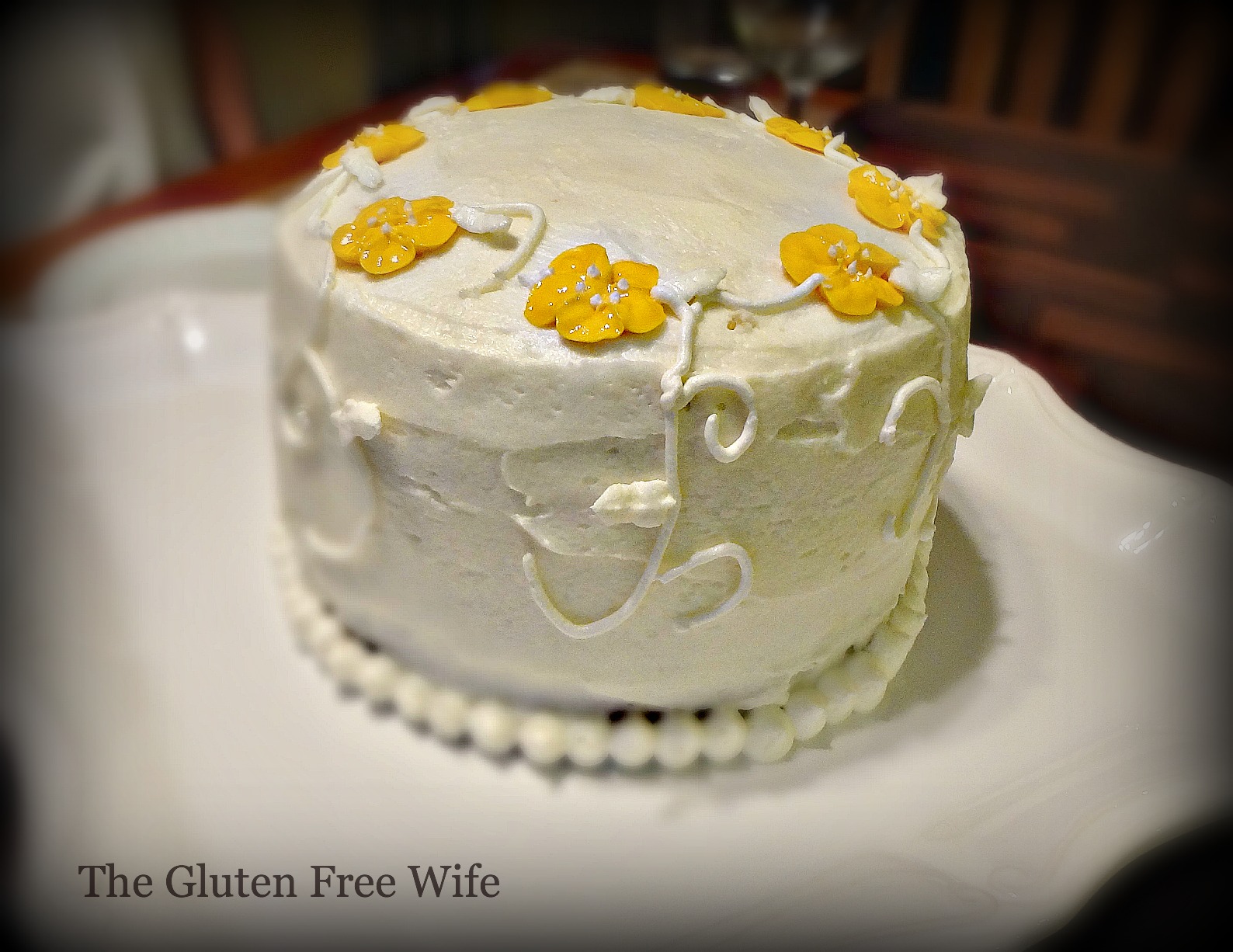 The Gluten Free Wife: Triple Lemon Cake