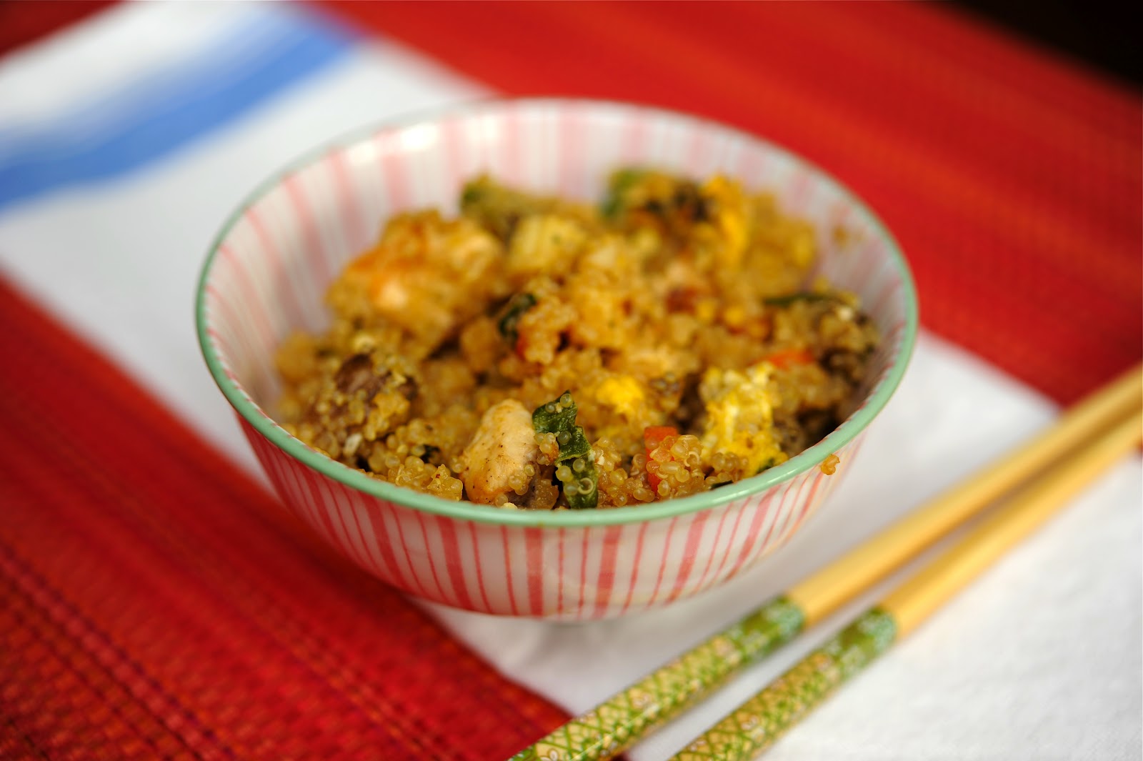 mama makes from scratch: fried quinoa, sort of