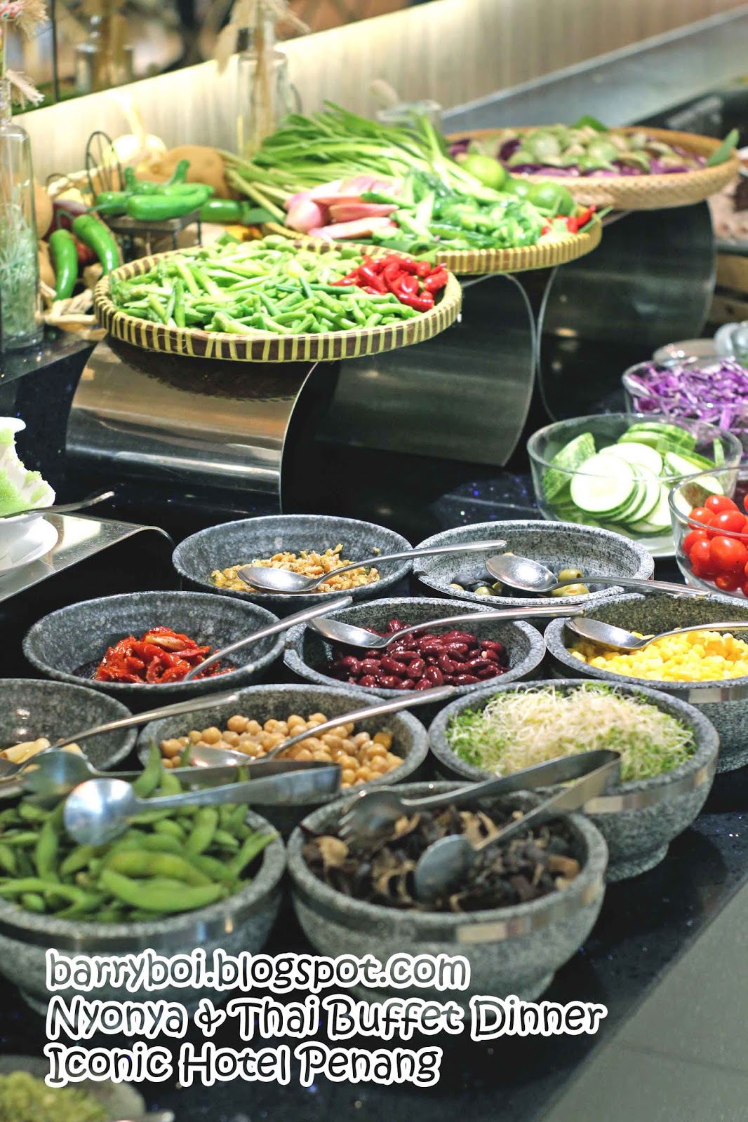 Delicious Nyonya & Thai Buffet Dinner at Iconic Hotel Penang