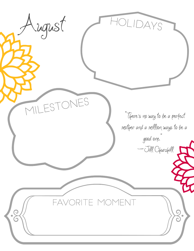 Every Day Memory Journal | Sunny Day Family