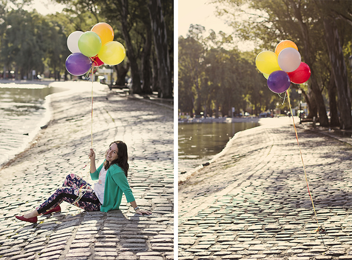Globos en la mano / Alma Singer