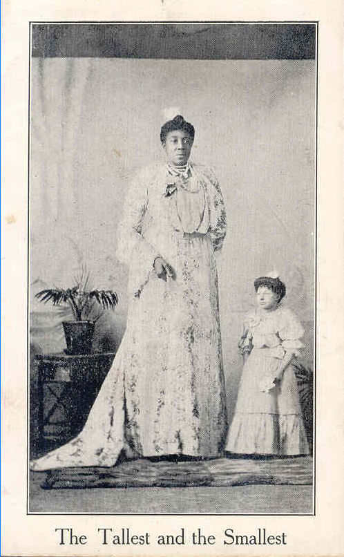 MME ABOMAH "THE AFRICAN GIANTESS," : THE TALLEST LADY IN THE WORLD