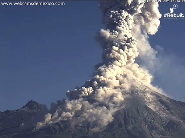 Matt Of All Trades: Spectacular Video Of Mexican Volcano Erupting