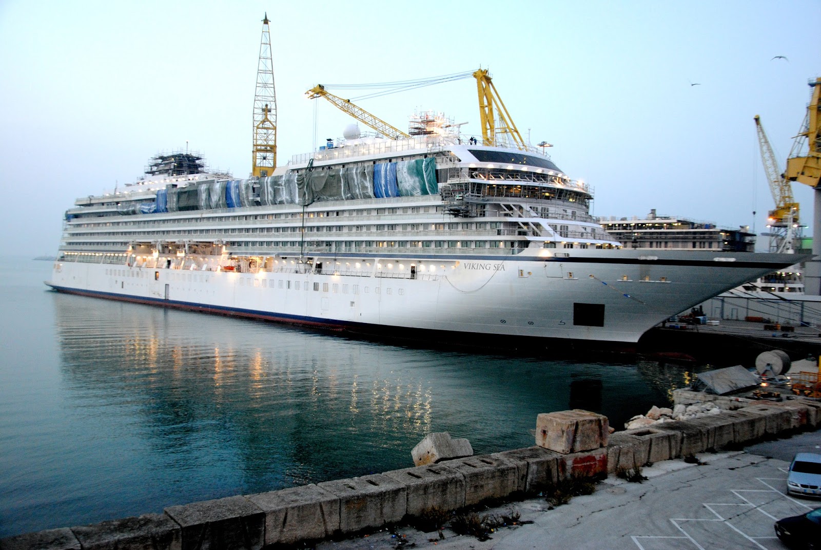 "VIKING SEA" at FINCANTIERI / Ancona