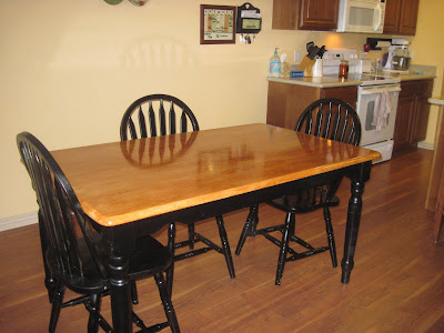 Homespun Home: Kitchen Table Redo