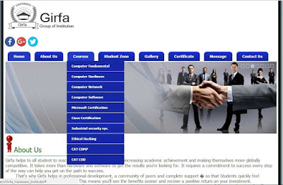 Girfa : Student Help: PHP Hardware Institute Website Free Download