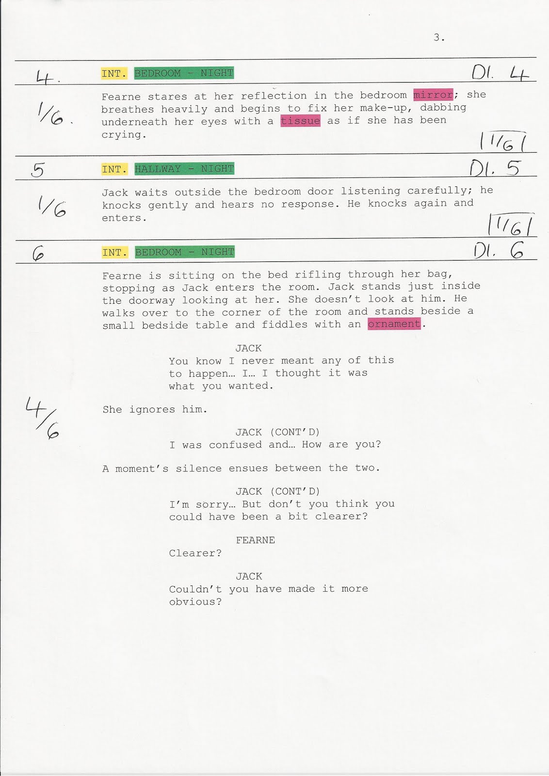 Pre-Production: Annotated Script