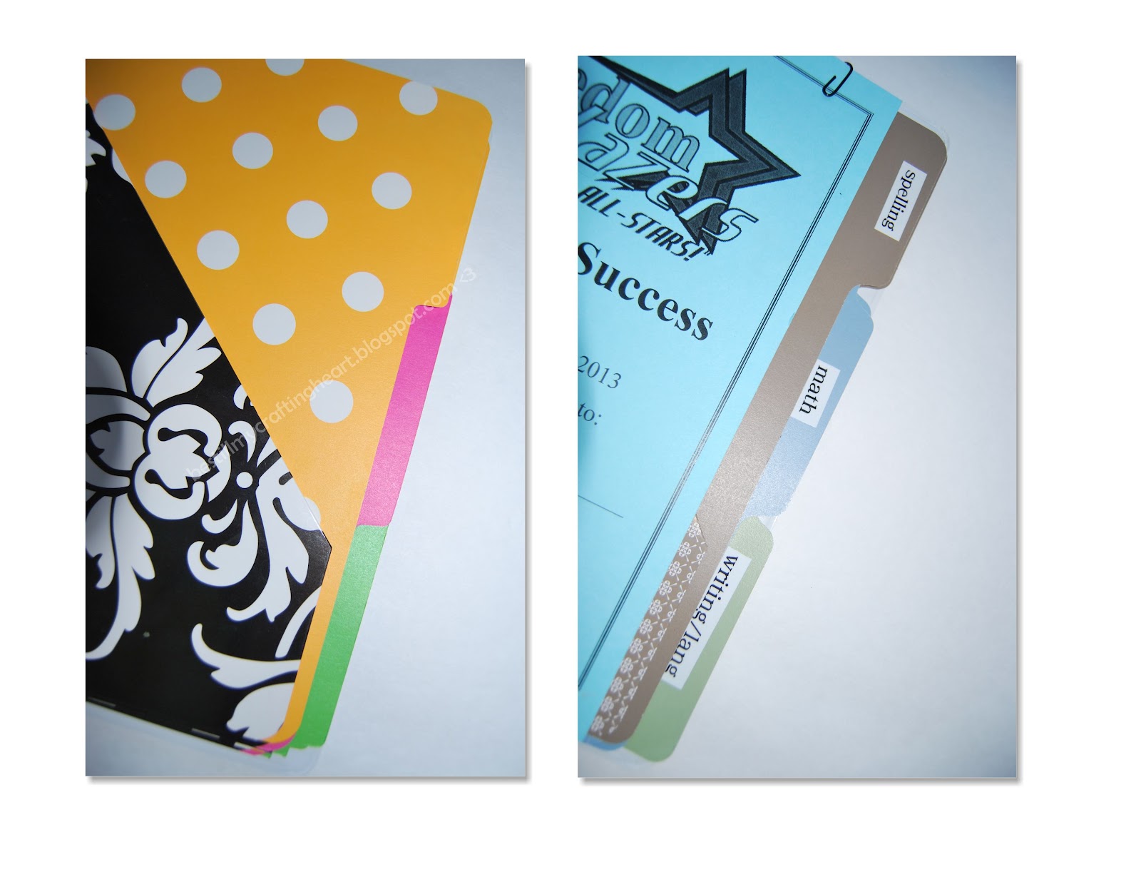 be still my crafting heart: Back to School: Fabulous Dividers