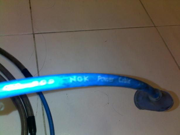 RS Autogarage JDM Honda Parts: RARE NGK R09 plug cable with grounding kit