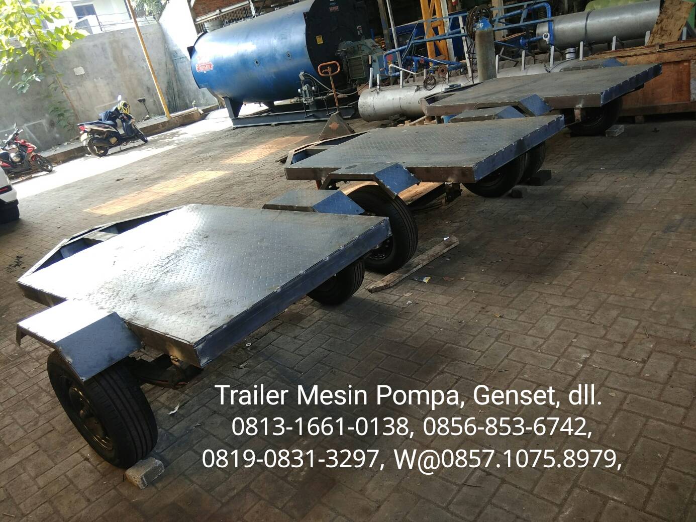 tangkisolarmurah.blogspot.com: JUAL TRAILER GENSET TRAILER MESIN POMPA ...