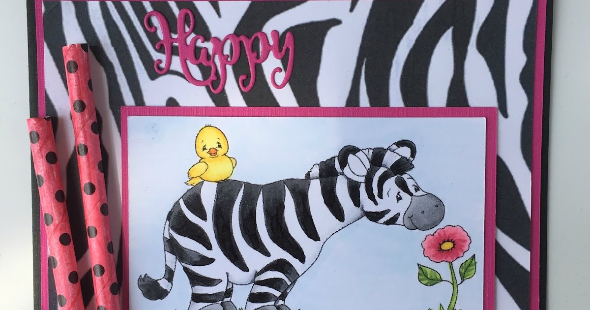 Spring Zebra - Whimsy Inspirations Blog