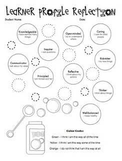 Teach Love: IB PYP Learner Profile Activity