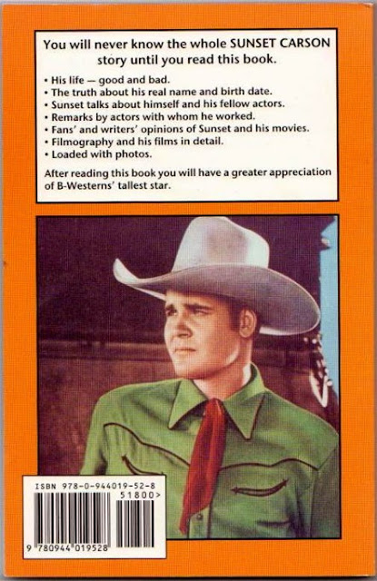 Sunset Carson The adventures of a Cowboy Hero" / "The Western films of ...