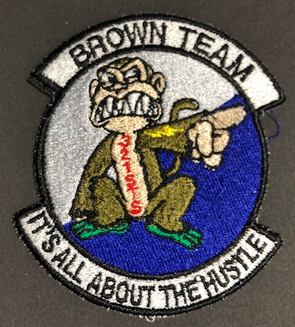 THE USAF RESCUE COLLECTION: USAF 321st STS / Brown Team / Green Feet Patch