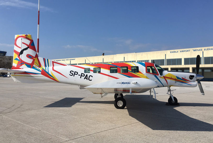 Nowy samolot PAC 750 XSTOL w Aeroklubie Gdańskim