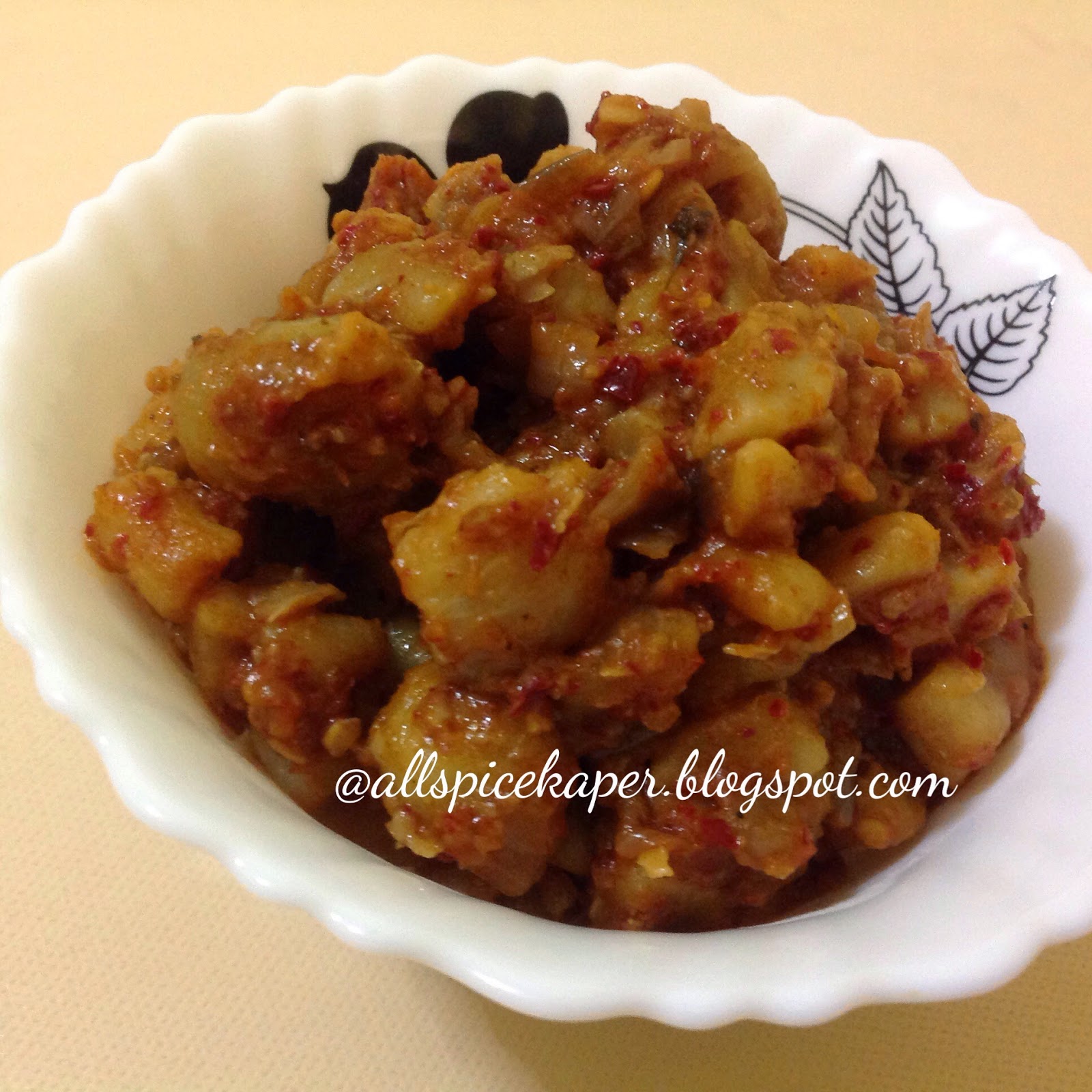 Allspice: Kooka Masalo-Chinese Potato/Koorka Dry Subzi