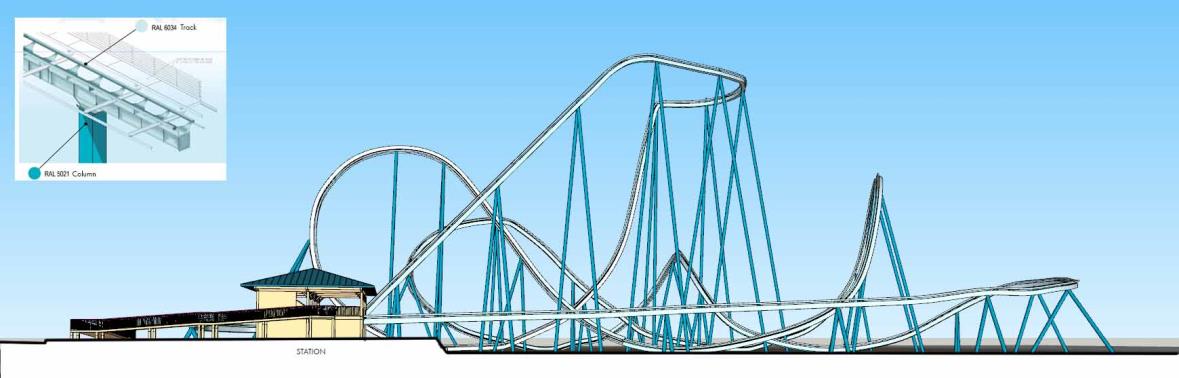 Mako, SeaWorld San Diego, NoLimits POV and Layout - AmusementInsider ...