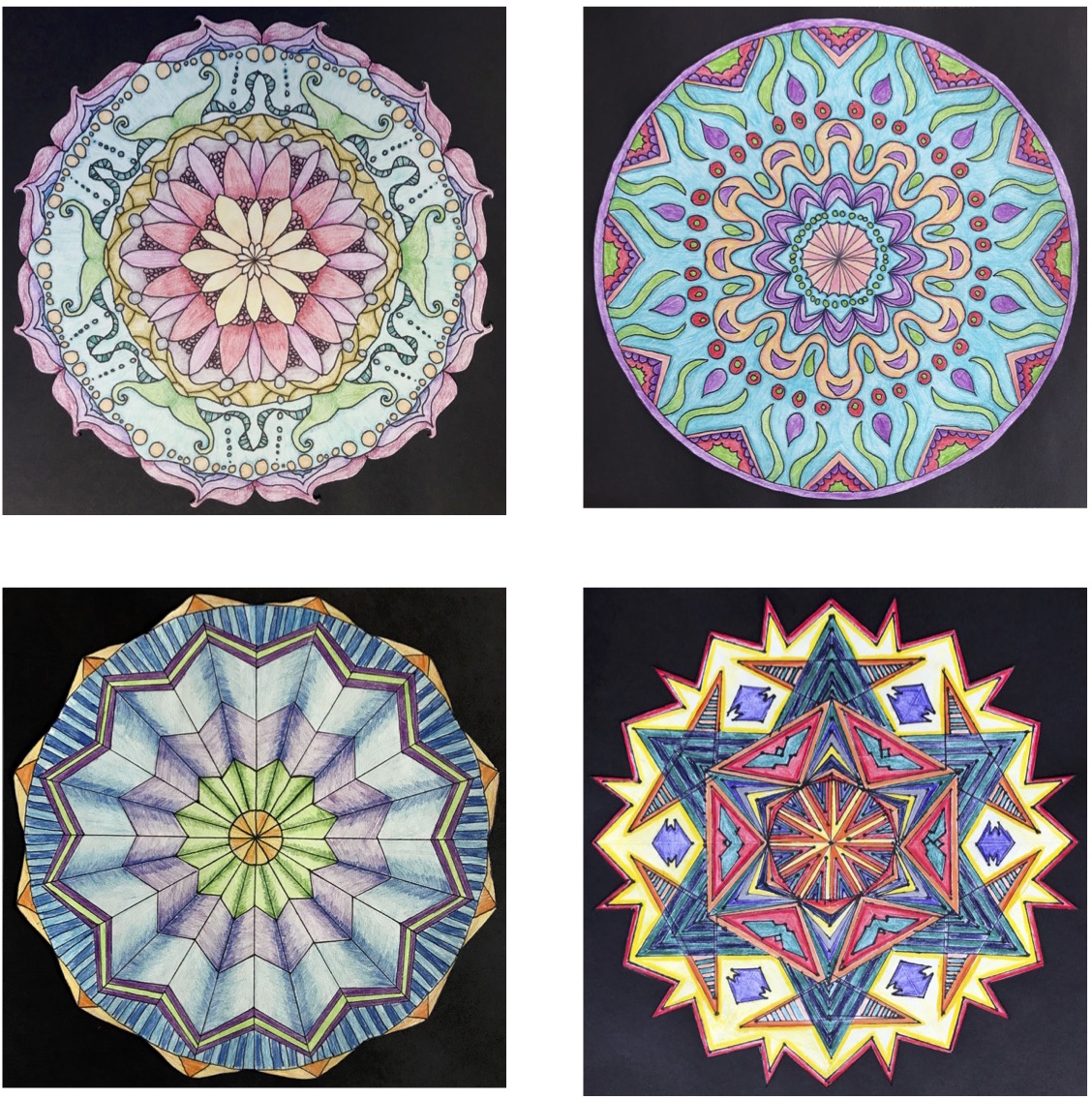 The Rolling Artroom: Radial Designs (7th-12th General Art)