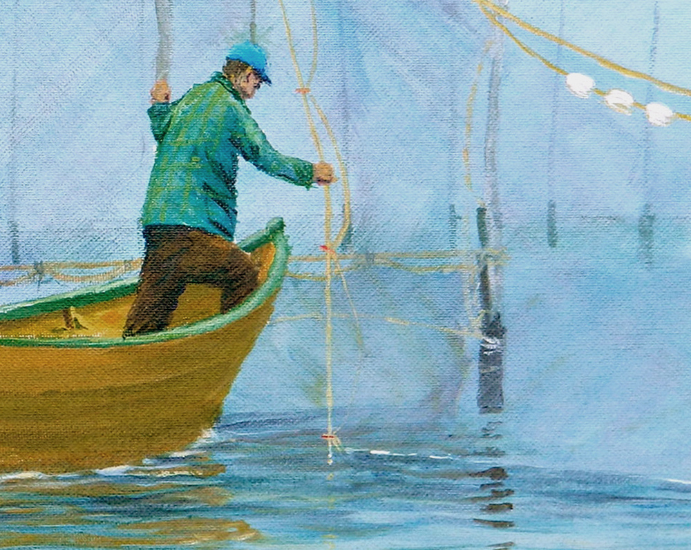 From Our Cove: "Sculling the dory"