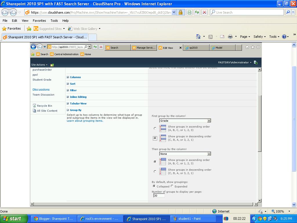 Sharepoint Tutorials,Sharepoint 2010 Tutorials: Group By in Sharepoint List