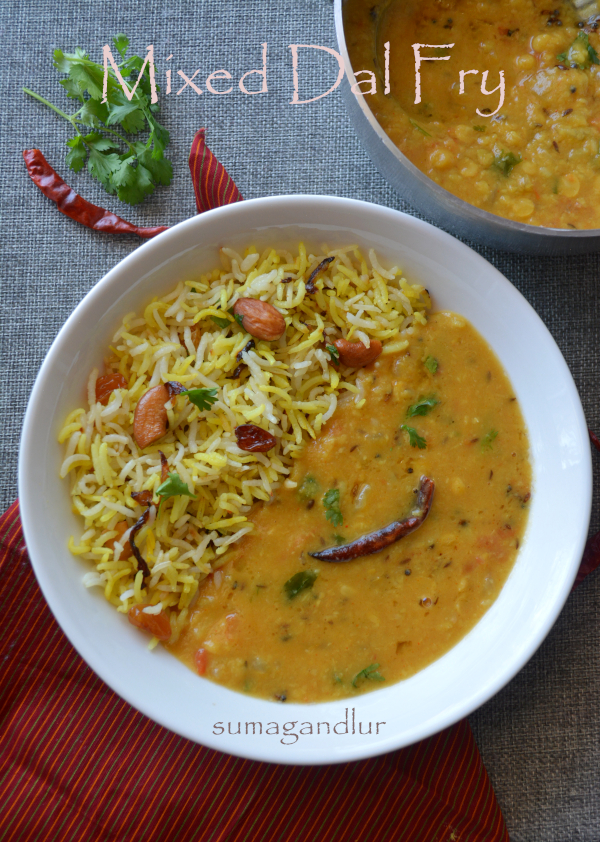 Veggie Platter: Mixed Dal Fry