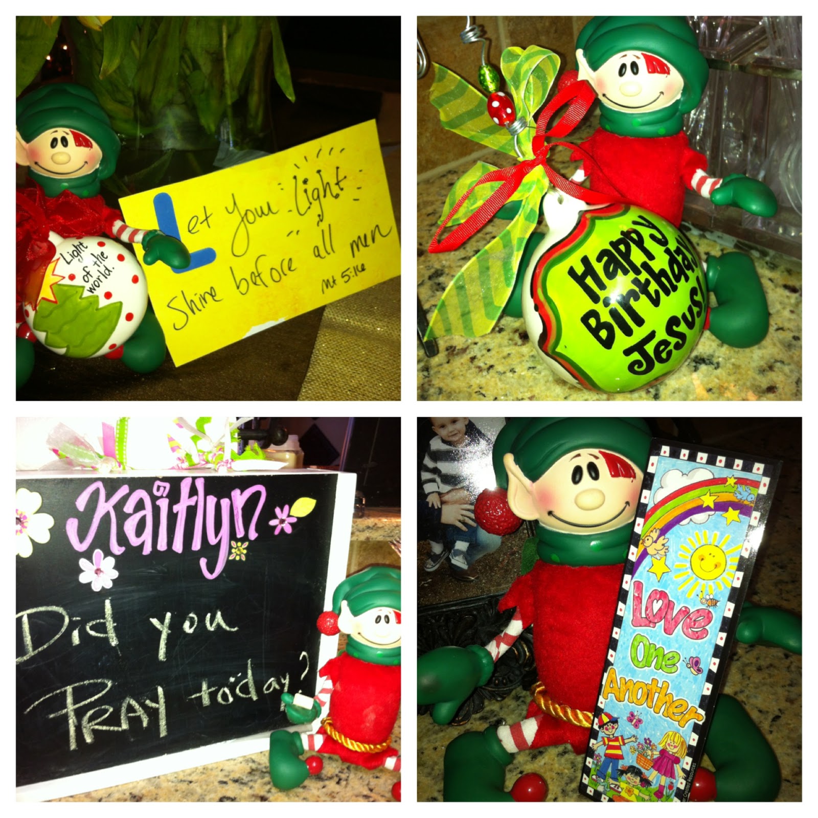 My Precious Family: Our Elf & Jesus