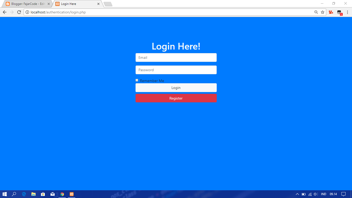 Cara Membuat Form Login dan Form Register Dengan Menggunakan PHP OOP ... Cara Membuat Form Login dan Form Register Dengan Menggunakan PHP OOP ...