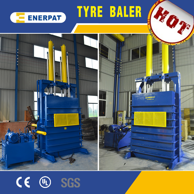 ENERPAT Tyre/Tire Baler Machine Simple Introduction
