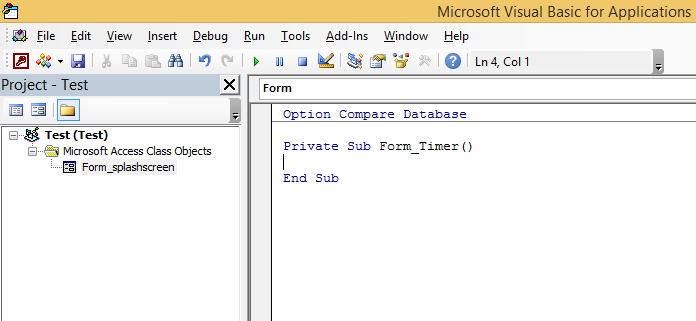 Belajar Microsoft Access: TIPS: Membuat Form SplashScreen Otomatis di ...