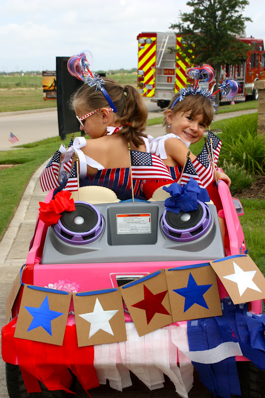 Two Precious Girls: Parade Float