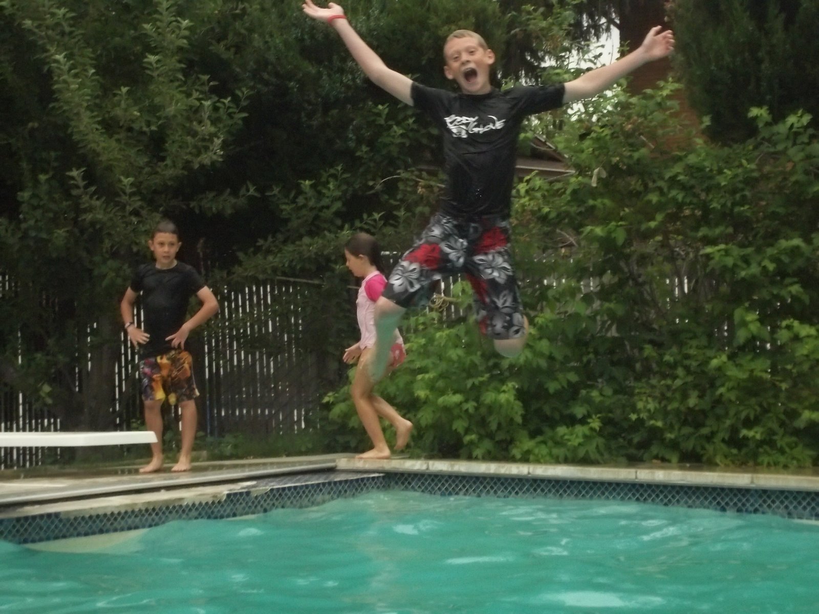 The Munkeys: Swimming at Kristi's