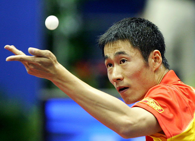 Sports Celebrity: Wang Liqin Chinese Table Tennis Player