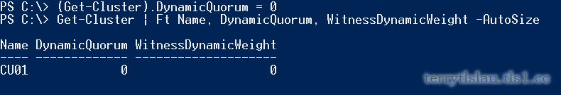 Terry L@u's blog: Windows Server 2012 R2 dynamic quorum enhancement