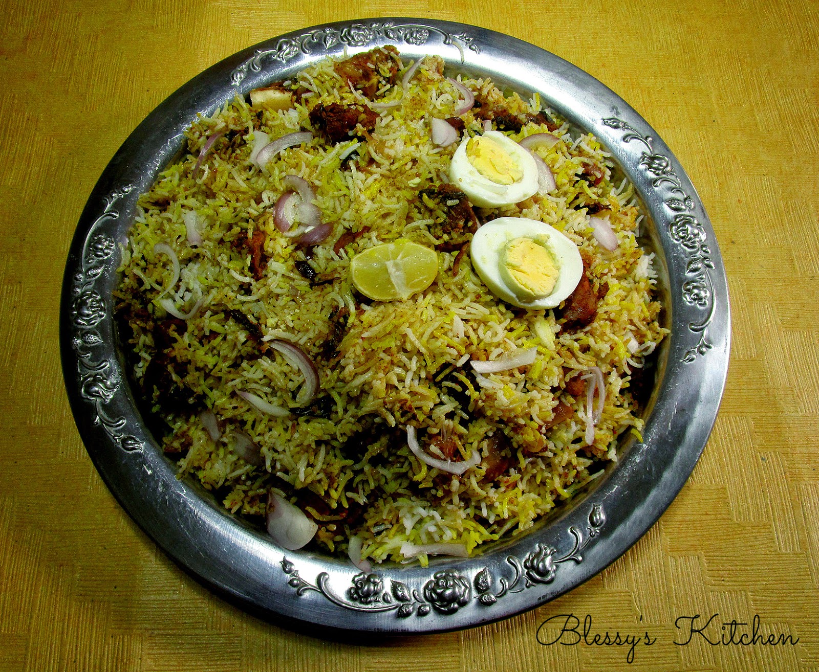 Blessy's Kitchen: Mutton Biryani (Kacchi Biryani Style)