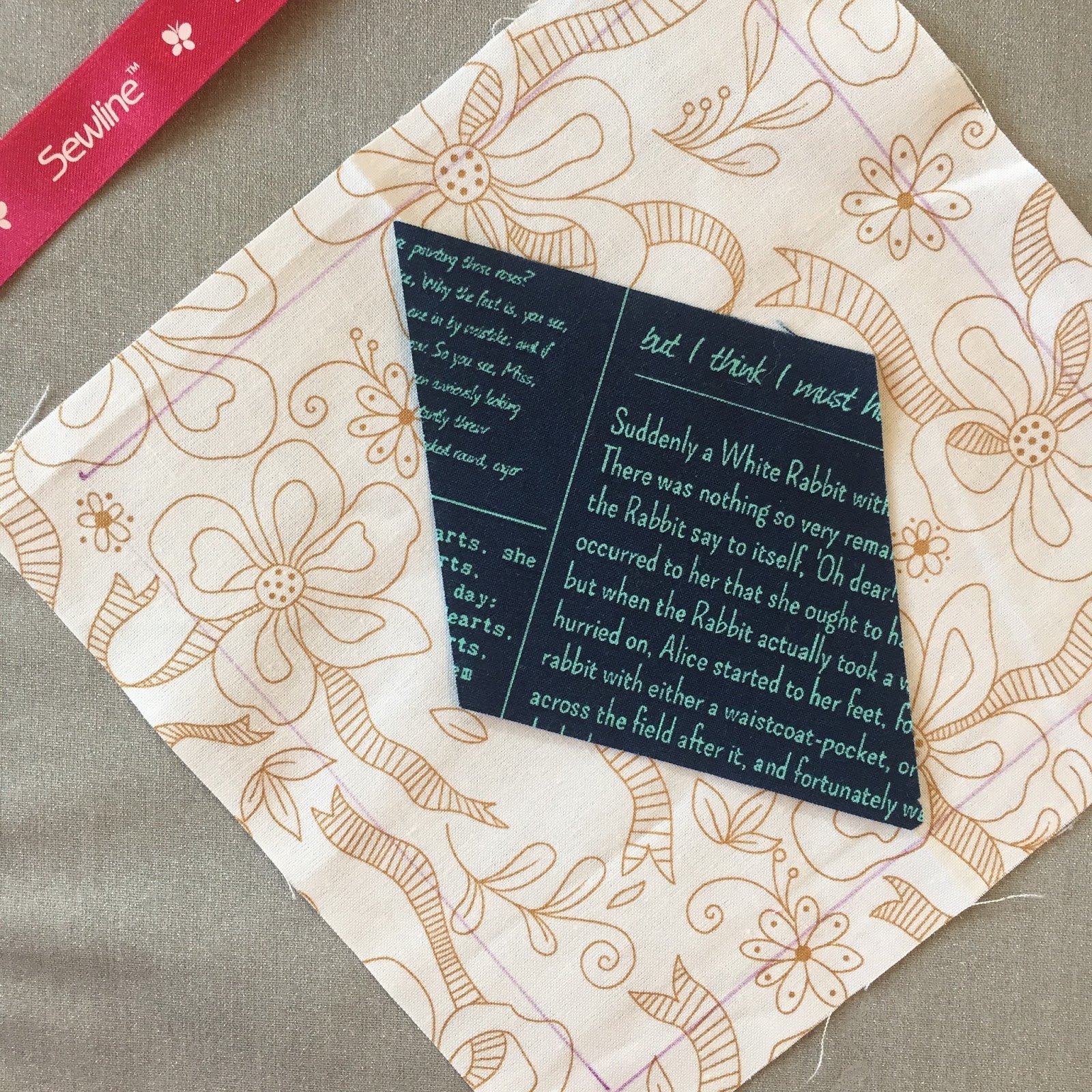 Quilting Mod : Wonderland Quilt Along Block #3: Suits