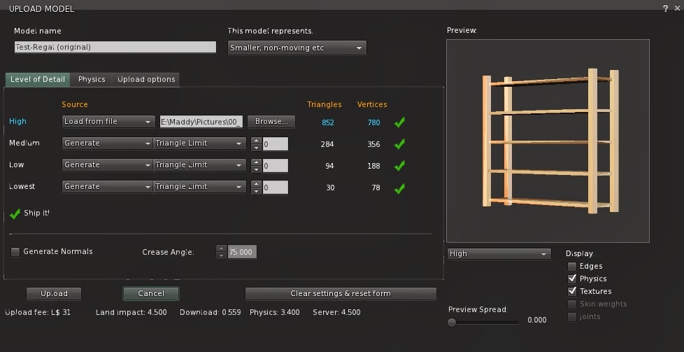 Echt Virtuell: Prims in Mesh umwandeln mit dem Singularity Viewer