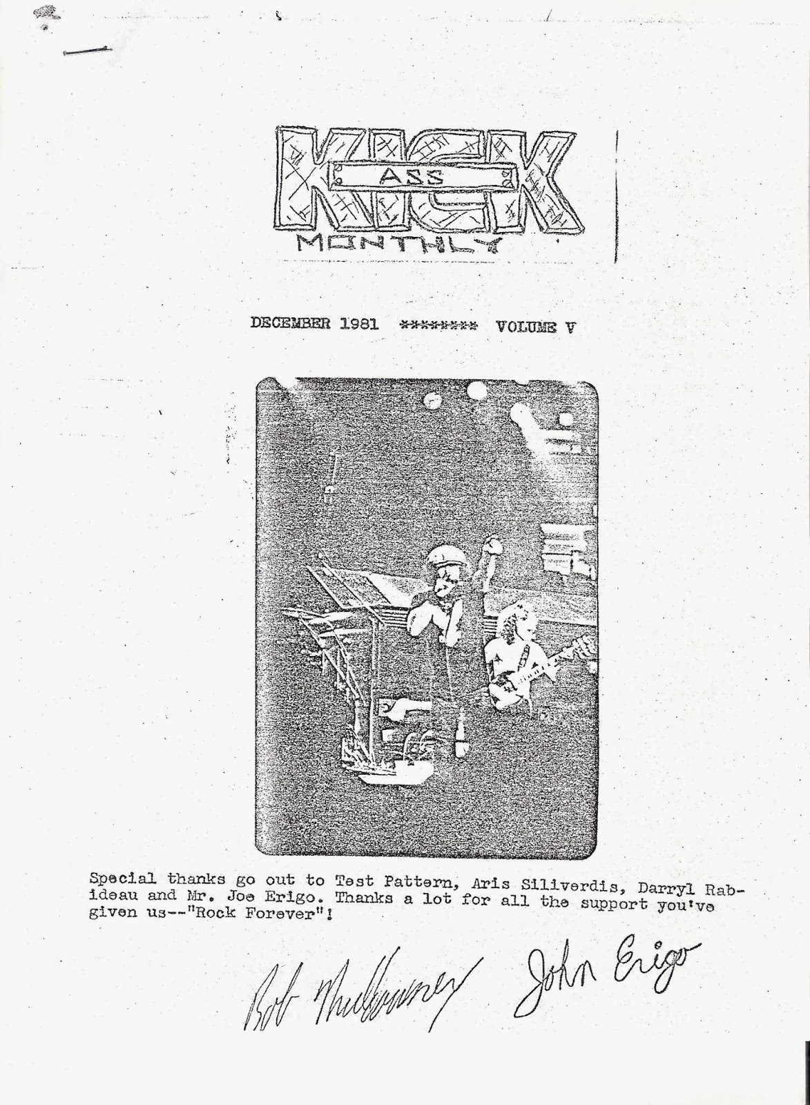 Kick Ass Monthly: KICK ASS MONTHLY - BOB MULDOWNEY