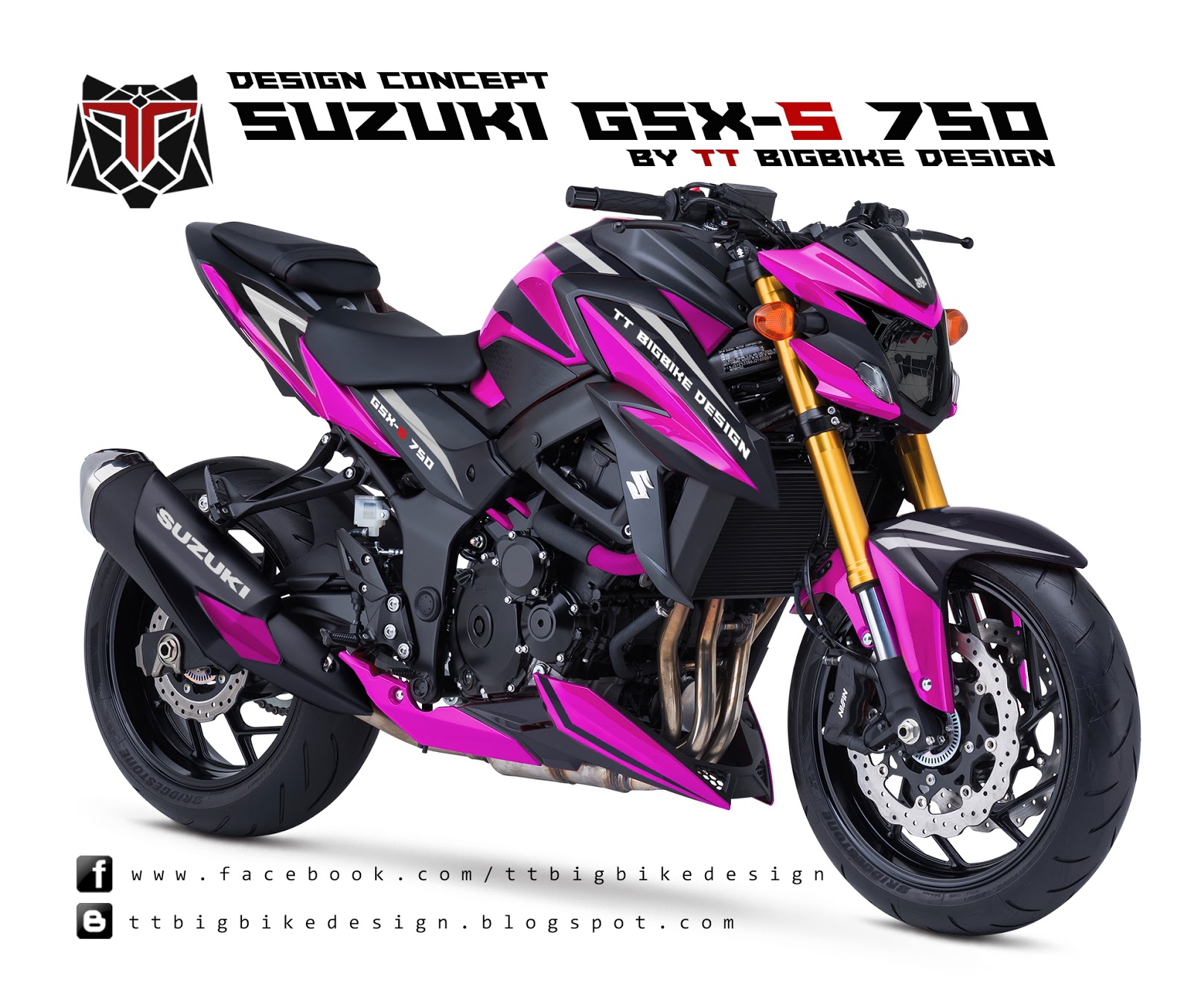 TT BIGBIKE DESIGN: SUZUKI GSX-S750 DESIGN CONCEPT # 1