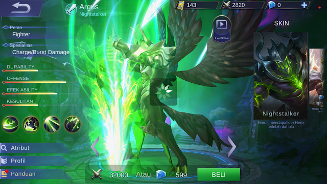 Build the Best Item Argus Mobile Legends - The Devil's Sword is Deadly