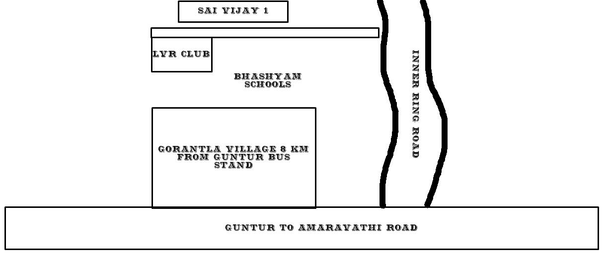 VGTM VUDA Plots in Guntur: VGTM VUDA Approved Sai Vijay 1 Plot