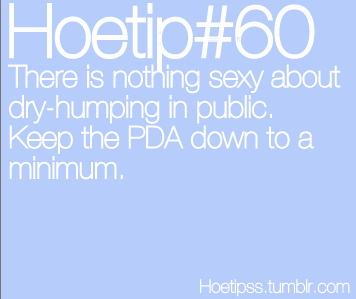 The Girl With Two First Names: Hoe Tips!