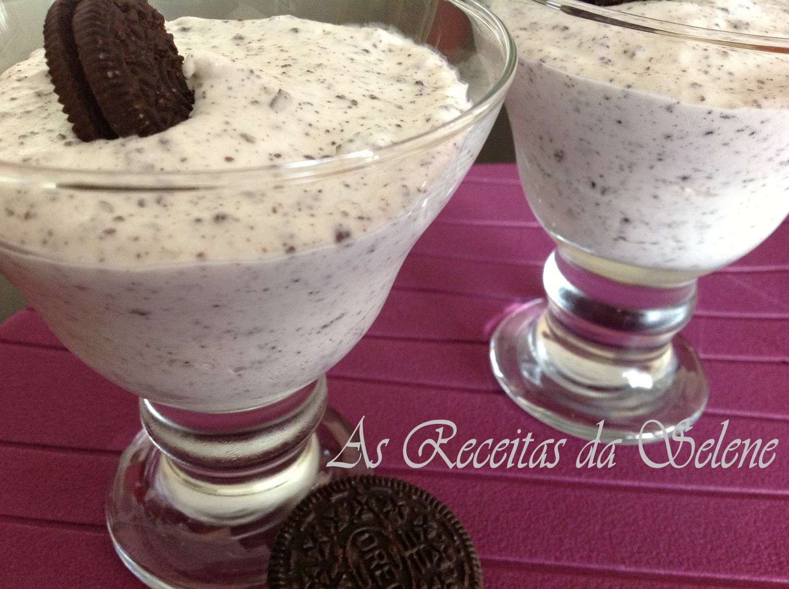 Mousse de Oreos | As Receitas da Selene