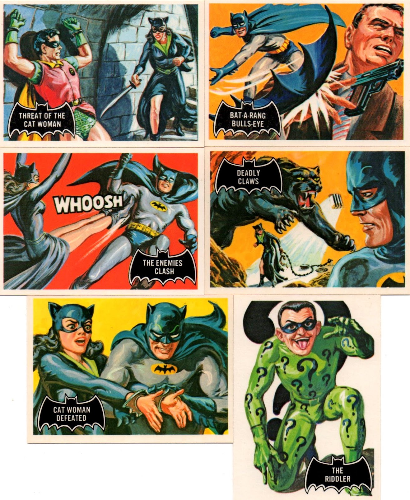 CRIVENS! COMICS & STUFF: PART SIX OF TOPPS 1966 BATMAN CARDS...
