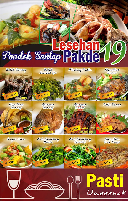 CONTOH DESAIN MENU MAKANAN - Waroung Desain