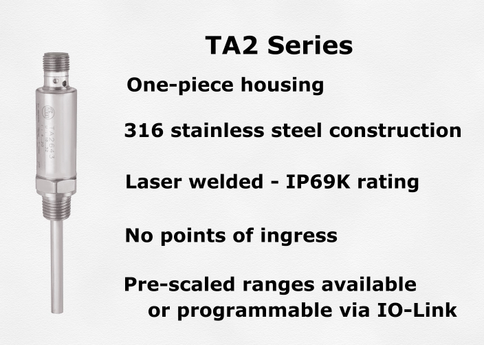 Compact and Ultrafast Response Temperature Transmitters: The IFM TA2 ...