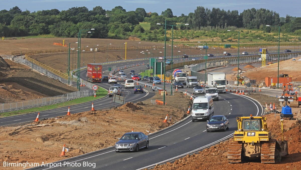 Birmingham Airport Photo Blog: The second/eastbound carriageway of the ...
