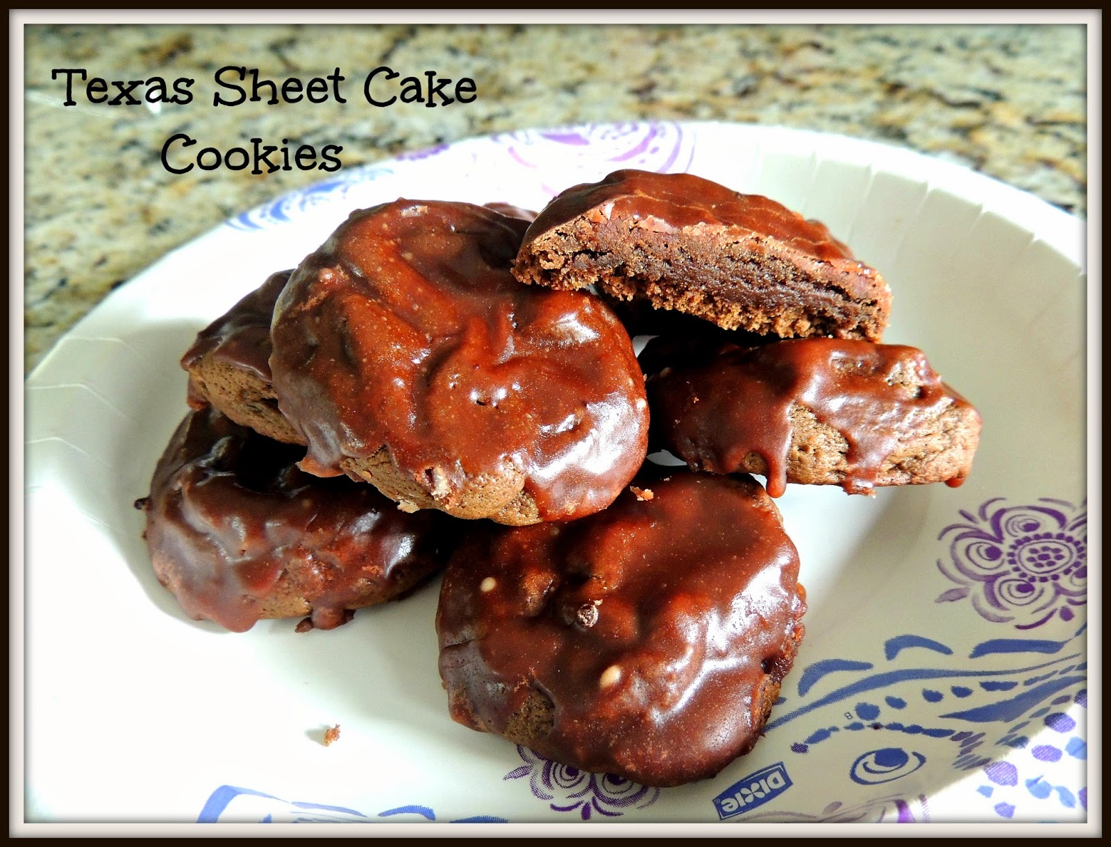 A Pinch of Chaos: Texas Sheet Cake Cookies