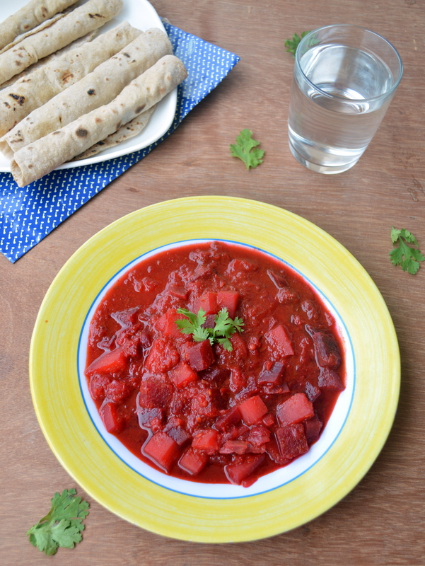Palakkad Chamayal: Beetroot Curry/Subji
