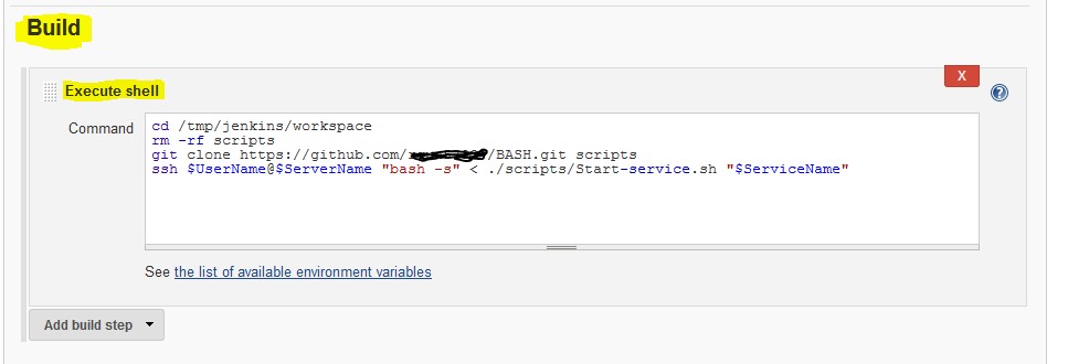 My Devops Stuff: Jenkins and GIT – Shell script remote execution