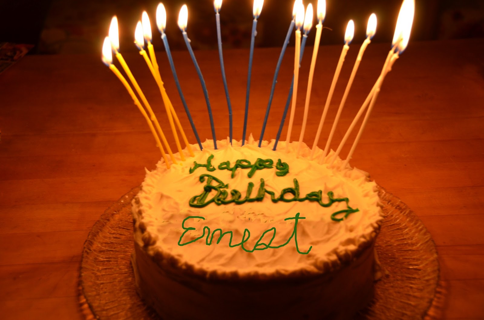 small town me: A Life in Cakes, or Happy Birthday Ernest